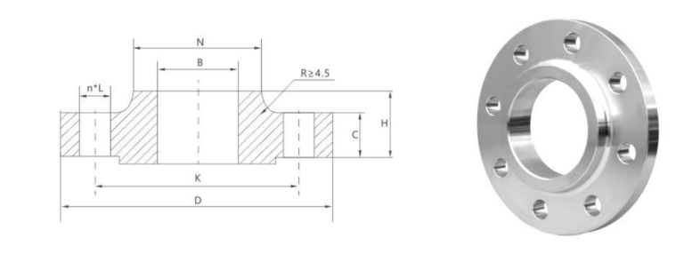Brida deslizante de acero inoxidable 304/316